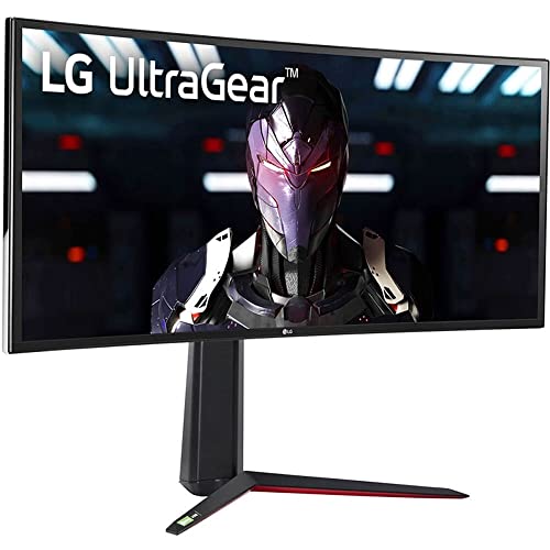 LG 34GN85B-B 3440 x 1440 34" Curved IPS G-Sync Monitor, Black