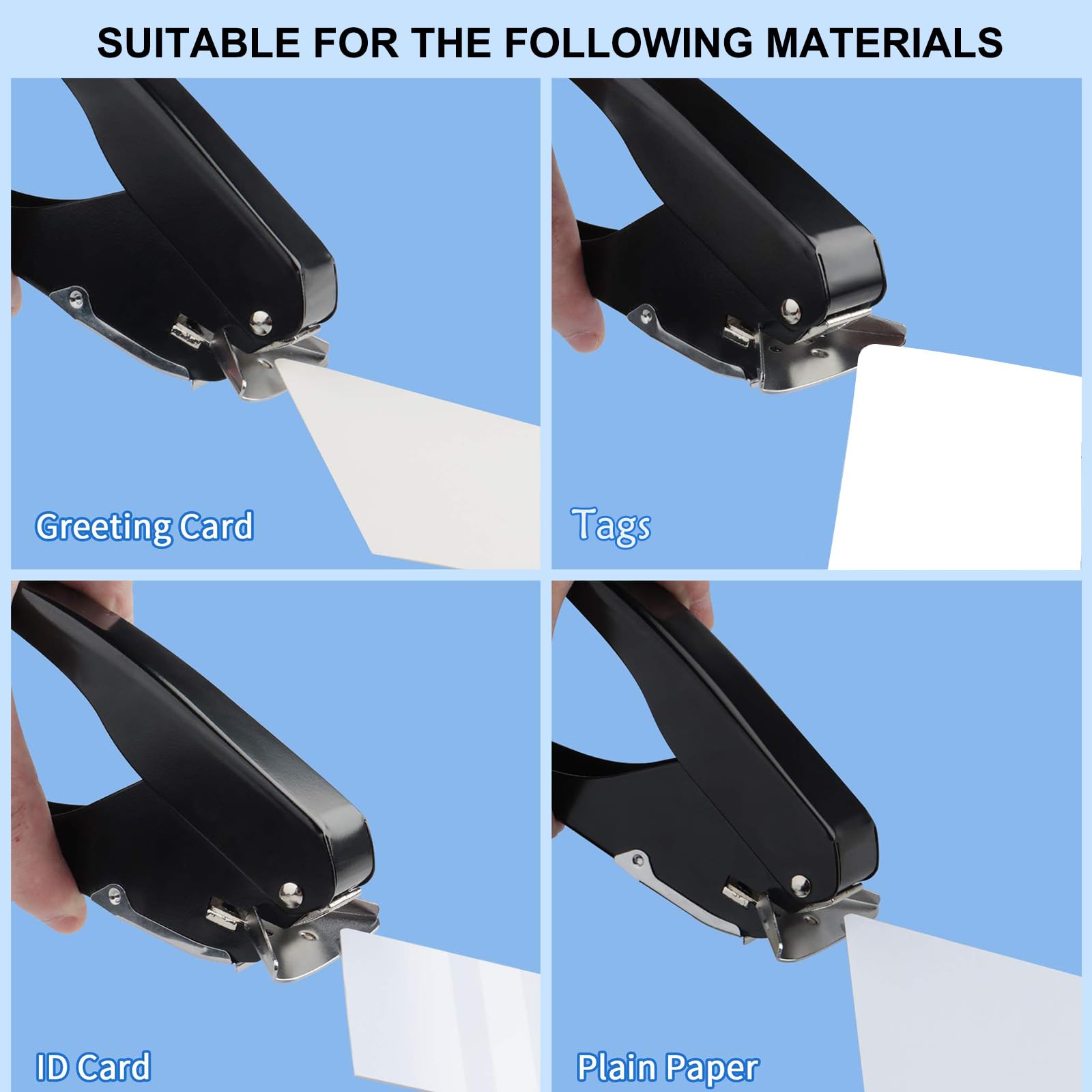 Dlicoda Corner Rounder, 2 in 1 Trimmer Cutter for Corners and Laces, Heavy Duty Round Corner Punch for ID Cards, Paper Crafts, Scrapbooking and Photos