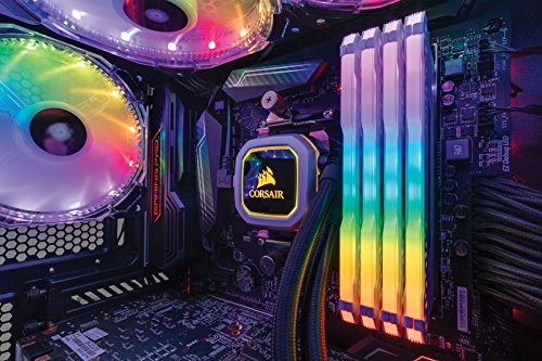 Corsair Vengeance RGB Pro DDR4 3600MHz C18 LED Desktop Memory - White 32GB (4x8GB) (Pack of 4)