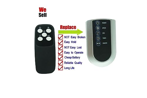 Hotsmtbang Replacement Remote Control for Lasko T42552 T48311 T48301 T42902 T42900 T36214 Air Oscillating 4-Speed Tower Fan