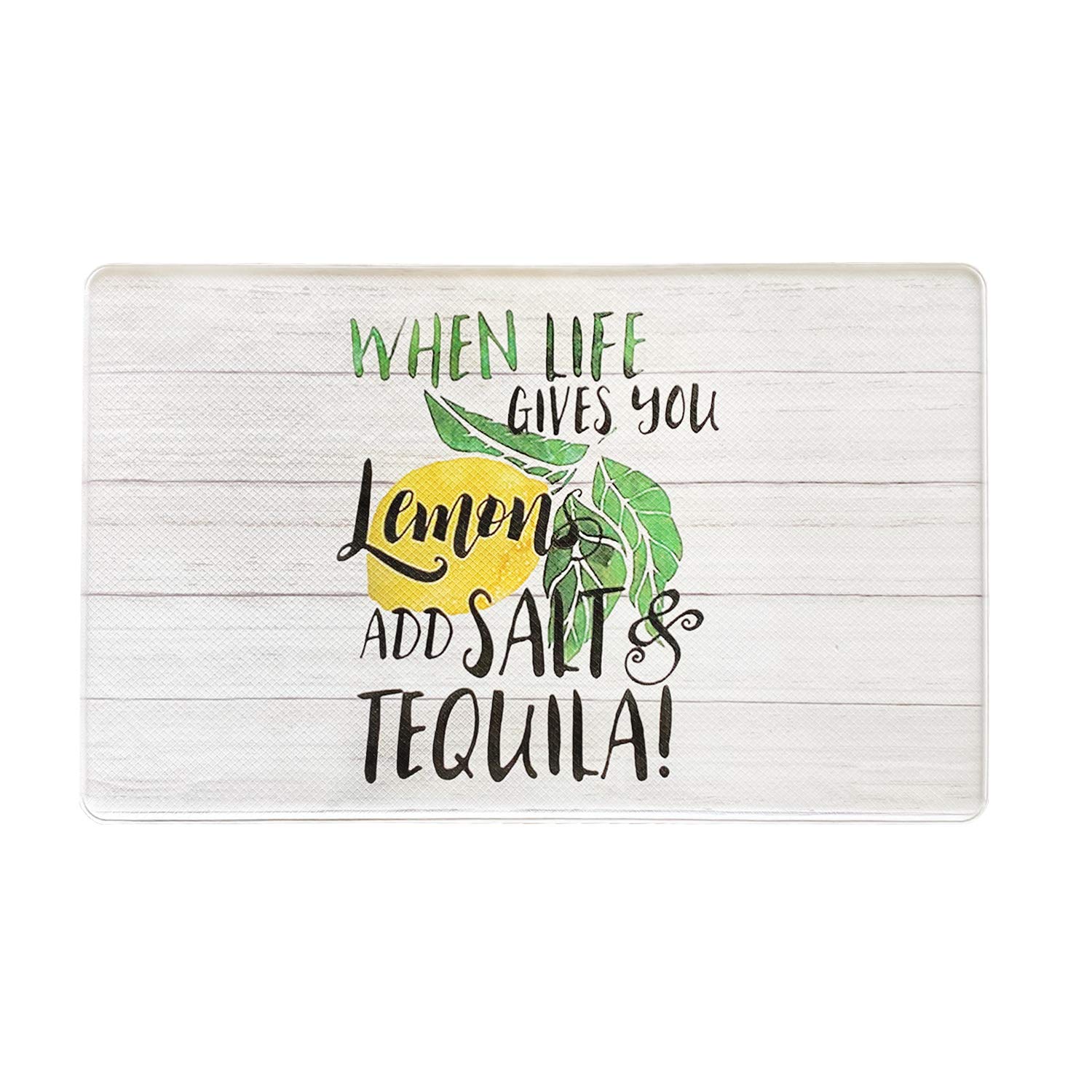 Generic JCB Home Anti-Fatigue Lemon Kitchen Mat. Memory Foam Kitchen Mat with Non-Slip Surface. Farmhouse Tequila Lemon Kitchen Rug. 18 inch x 30 inch