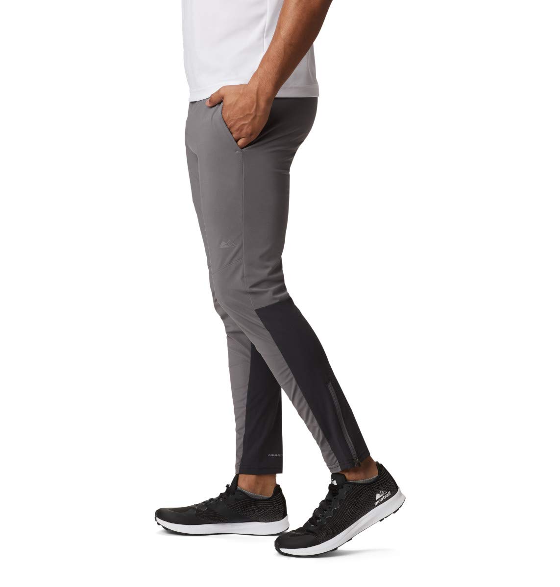 Columbia Men's Rogue Runner Train Pant, Black, Small x Long