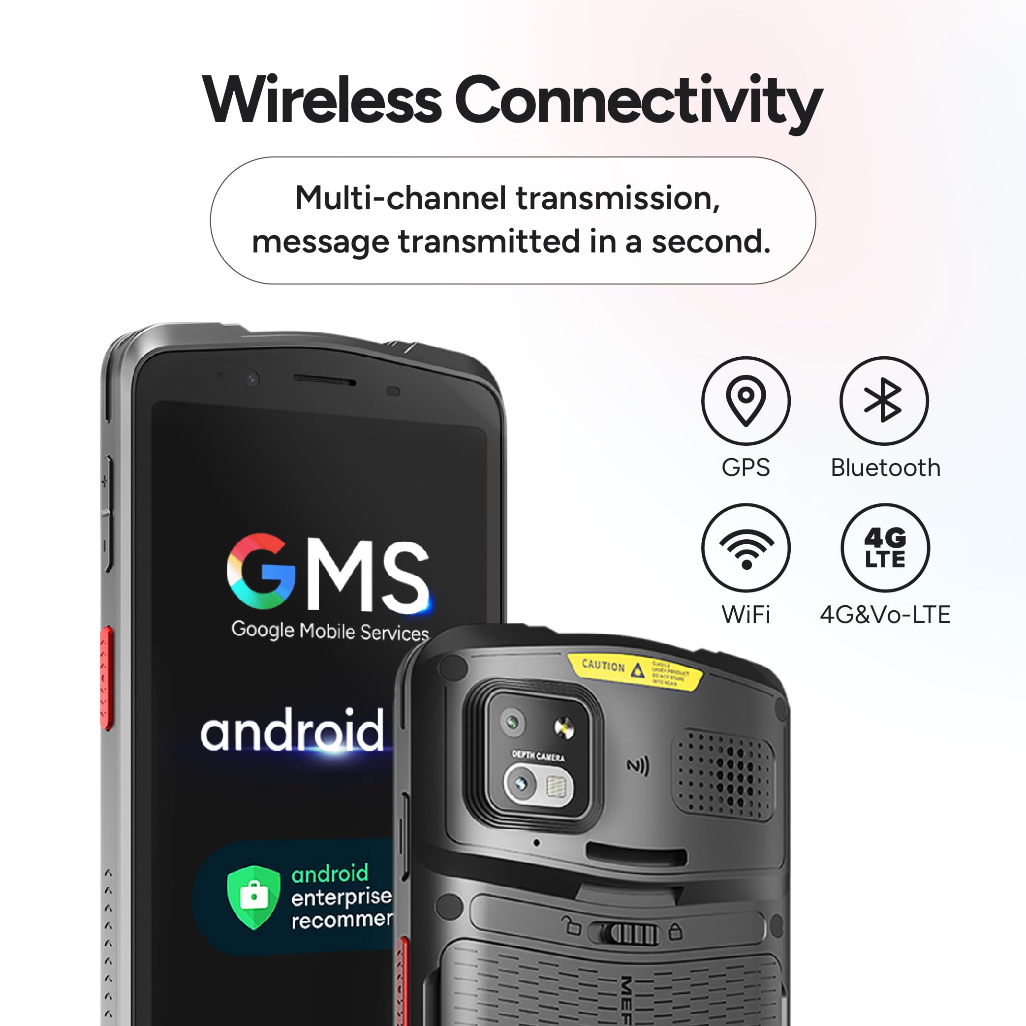 MEFERI ME61 Android Barcode Scanner with Charging Cradle, Compatible with Honeywell HS7 Scan Engine, PDA Handheld Mobile Computer, 1D 2D QR, Wi-Fi 4G BT GPS NFC, 6" Full-Screen, PDA for WMS