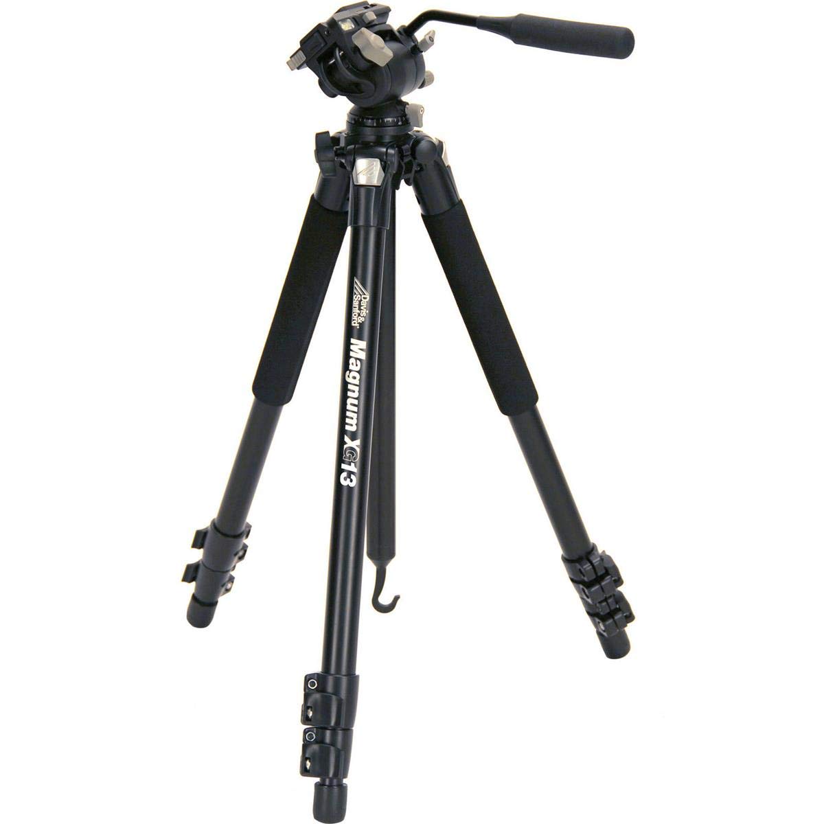 Davis & Sanford MAGNUMXG13 Magnum Grounder Tripod with FX13 Head for Cameras,Black