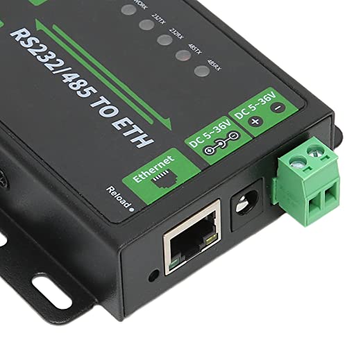 GUPE Industrial RS232485 to ETH, RS232RS485 to Ethernet Converter MDIMDIX Ethernet Interface 32bit ARM Processor Low Power for Computer Accessories