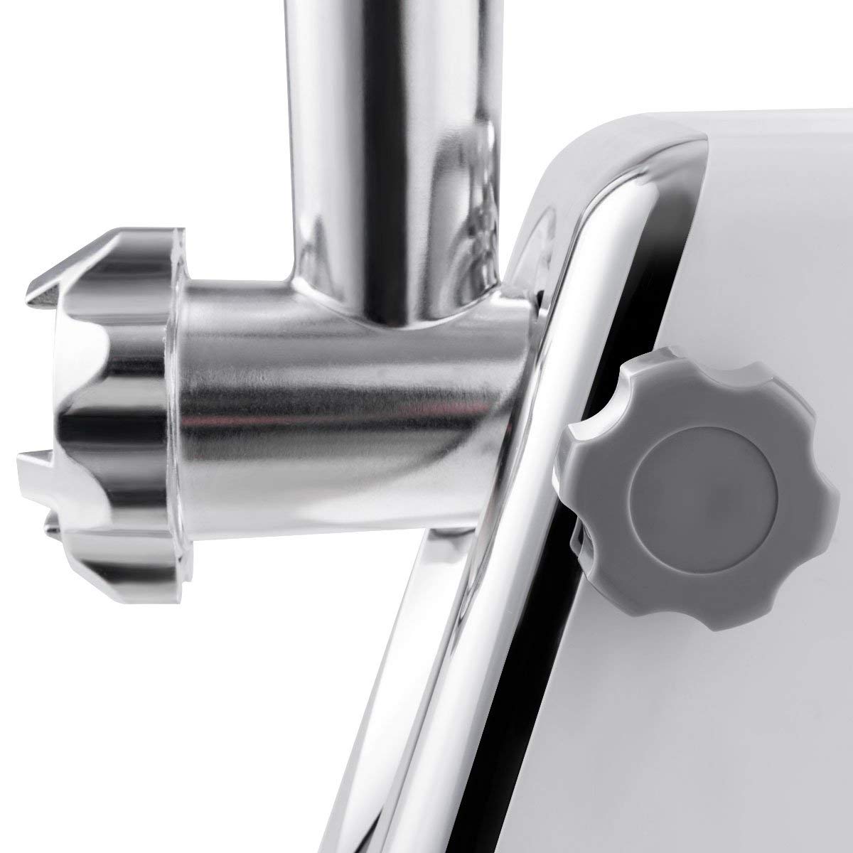 COSTWAY 1300 Watt Electric Industrial Meat Grinder Us Stock Steel, MEDIUM, White