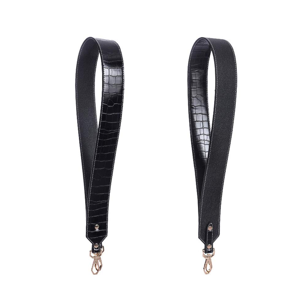 Umily Women Crocodile Cross-Body Strap Replacement Rivet Wide 4.5cm Purse Strap Handbags Shoulder Bags Strap 100cm
