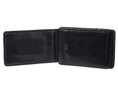 Columbia Men's Leather Front Pocket Wallet Card Holder for Travel