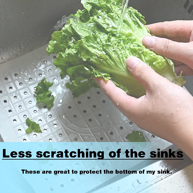 Zeanoch Dish Drying Rack Over The Sink Sink Drying Rack, Adjustable Length, Rolled Up ,Foldable,Saves Space, Fits Most Sinks, Stainless Steel Mat ,Also Great to Use with Kitchen Sink Mats (Black)