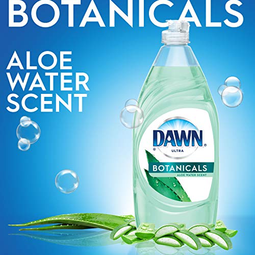 Dawn Ultra Botanicals Dishwashing Liquid Dish Soap, Aloe Water Scent, 532 mL / 18 Fl.Oz (Pack of 2)