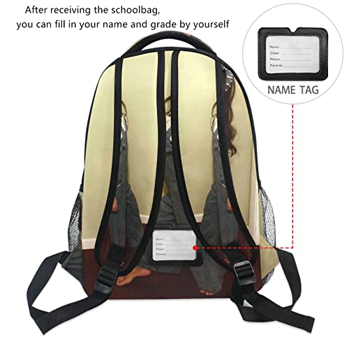 MNSRUU Custom Kids Backpack with Photo Name Custom Photo Backpack Personalized Bookbag
