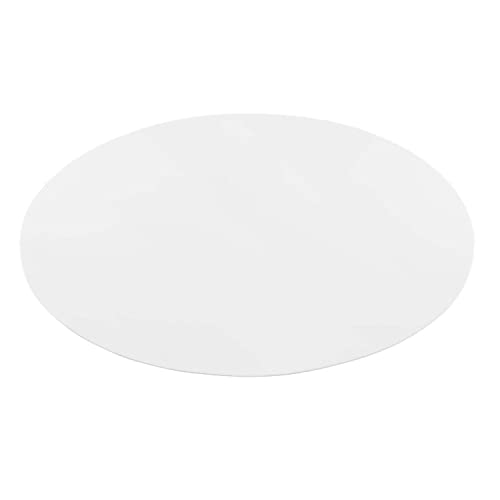 Modway Tupelo Oval Wood Grain 48" Dining Table, 48 Inch, Gold White