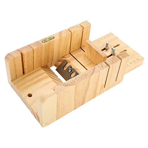 Create Customizable Soaps with The Multi-Function Wooden Soap Cutter and Mold - Includes Adjustable Cutter Loaf Cutter and/Planer - Perfect for Soap Making Kits and Silicone Molds