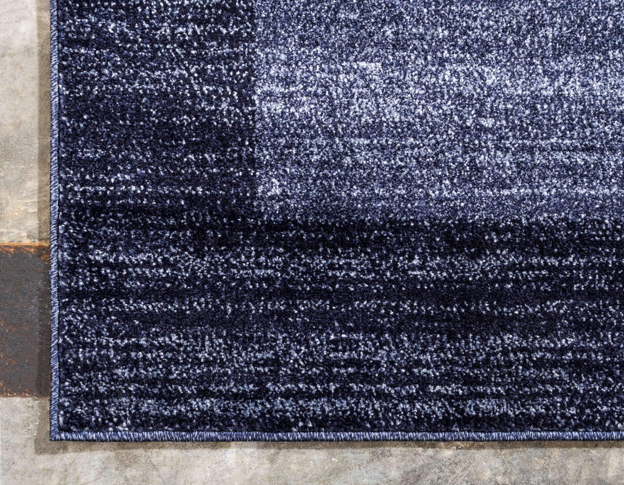 Unique Loom Del Mar Collection Area Rug - Abigail (2' 2" x 3' 1" Rectangle, Navy Blue/ Blue)