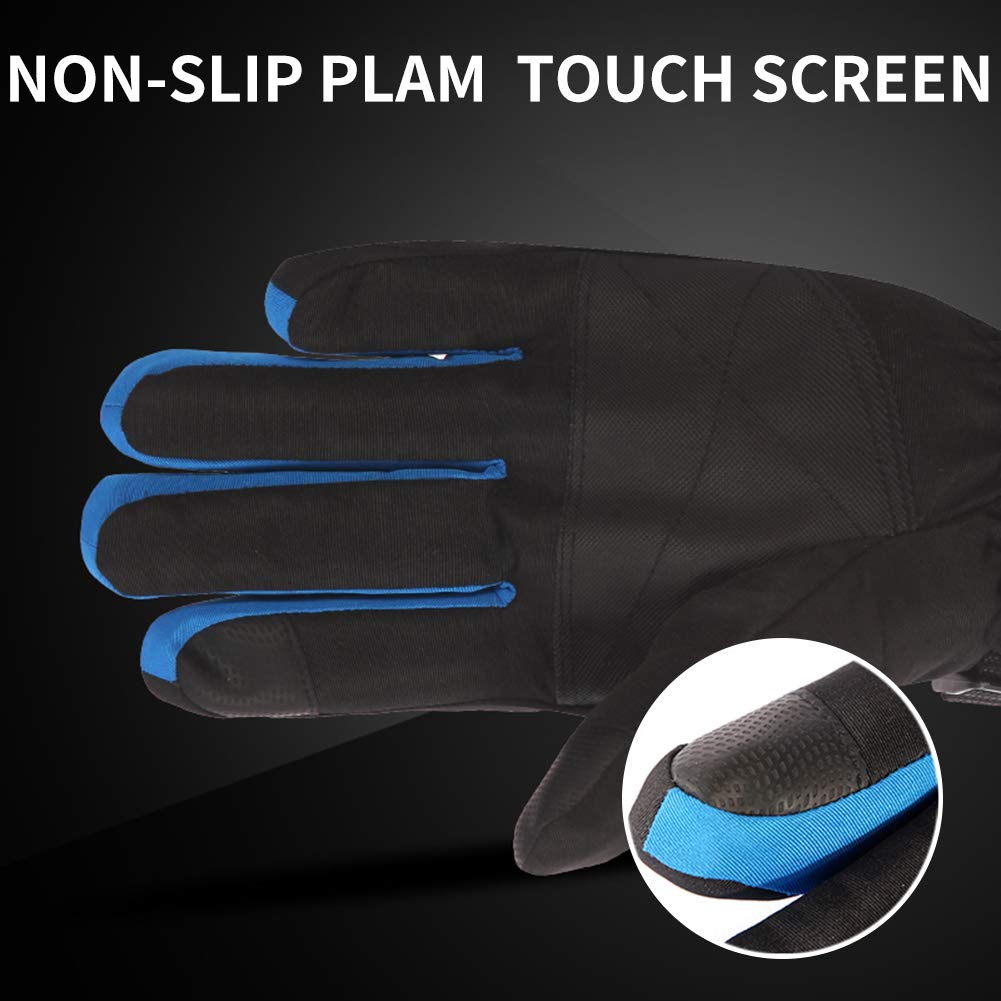 DDBO Ski Gloves Men and Women Winter Touch Screen Gloves Windproof Waterproof Outdoor Snow Warm Gloves