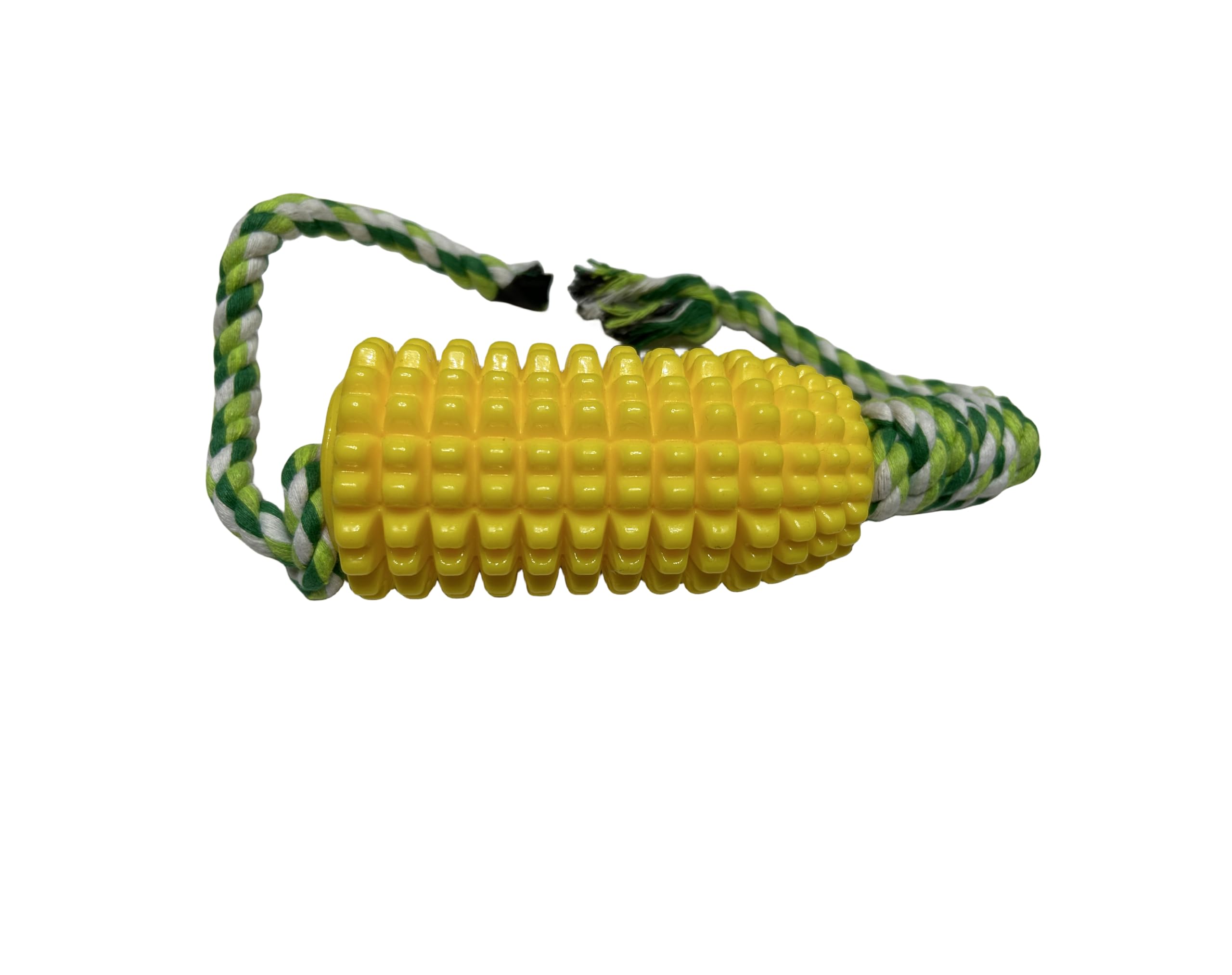 Lydtran Dog Dental Stick Corn Teeth Cleaning Chew Toy for Small Medium Large Dogs with Cotton Rope (Without Squeaker)