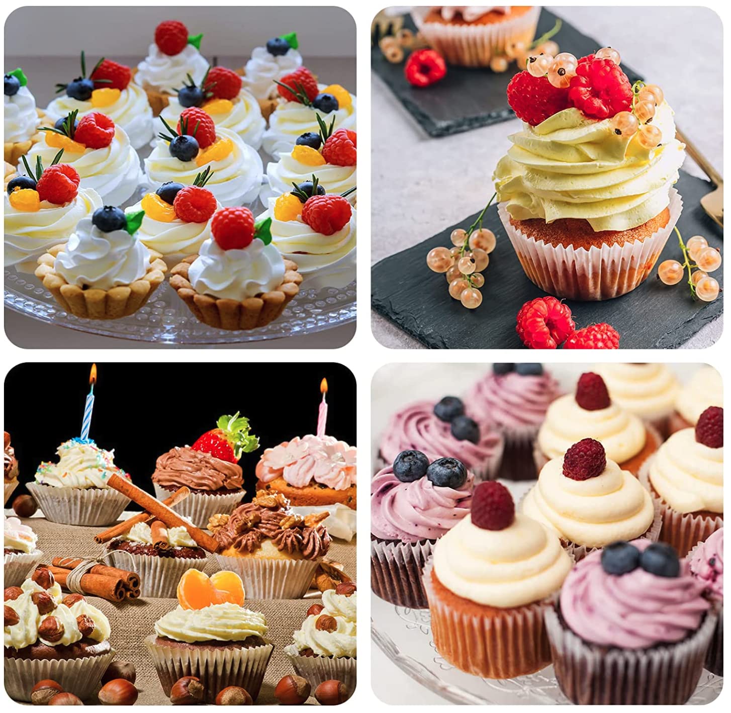 GZMAISULEE Piping Bags and Tips Set for Beginners Cake Decorating Tips for Baking with Pastry Bags and Tips, Icing Tips, Couplers, Icing Bags Ties