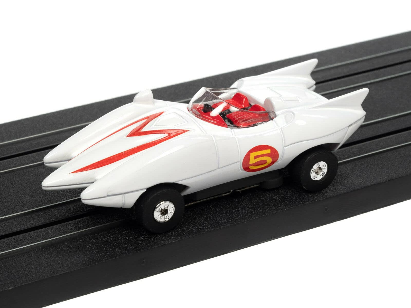 DDK COLLECTIBLES SC372-1 AUTO World THUNDERJET R36 Speed Racer MACH 5 HO Scale Electric Slot CAR