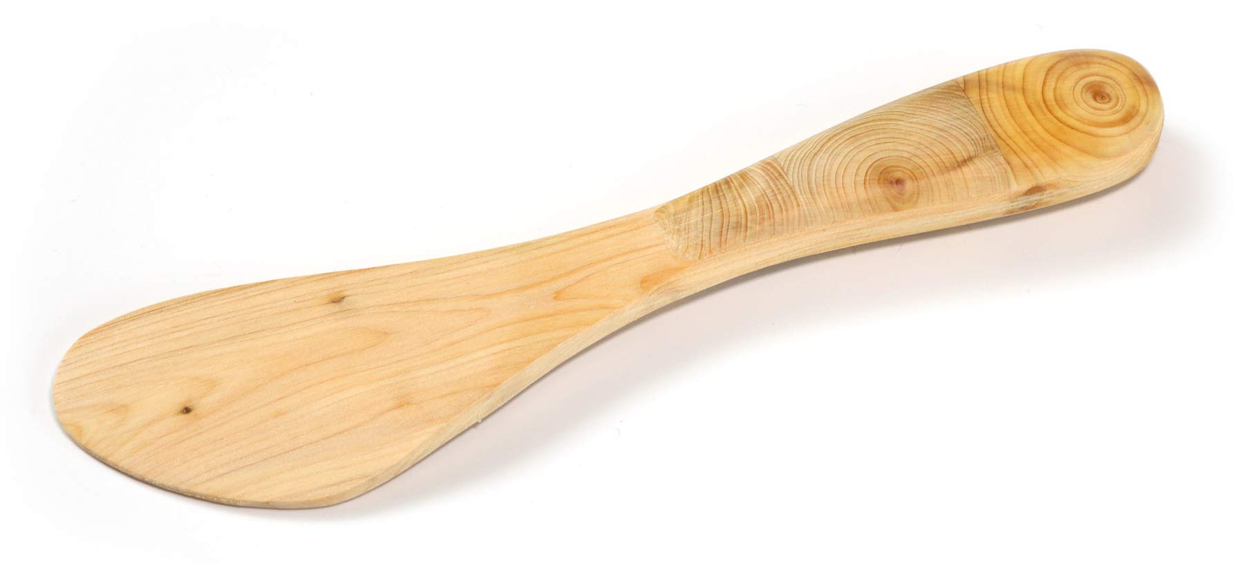 Nordic Art Store Butter Knife with Mosaic Handle, Wooden (Juniper), 6.7 Inch
