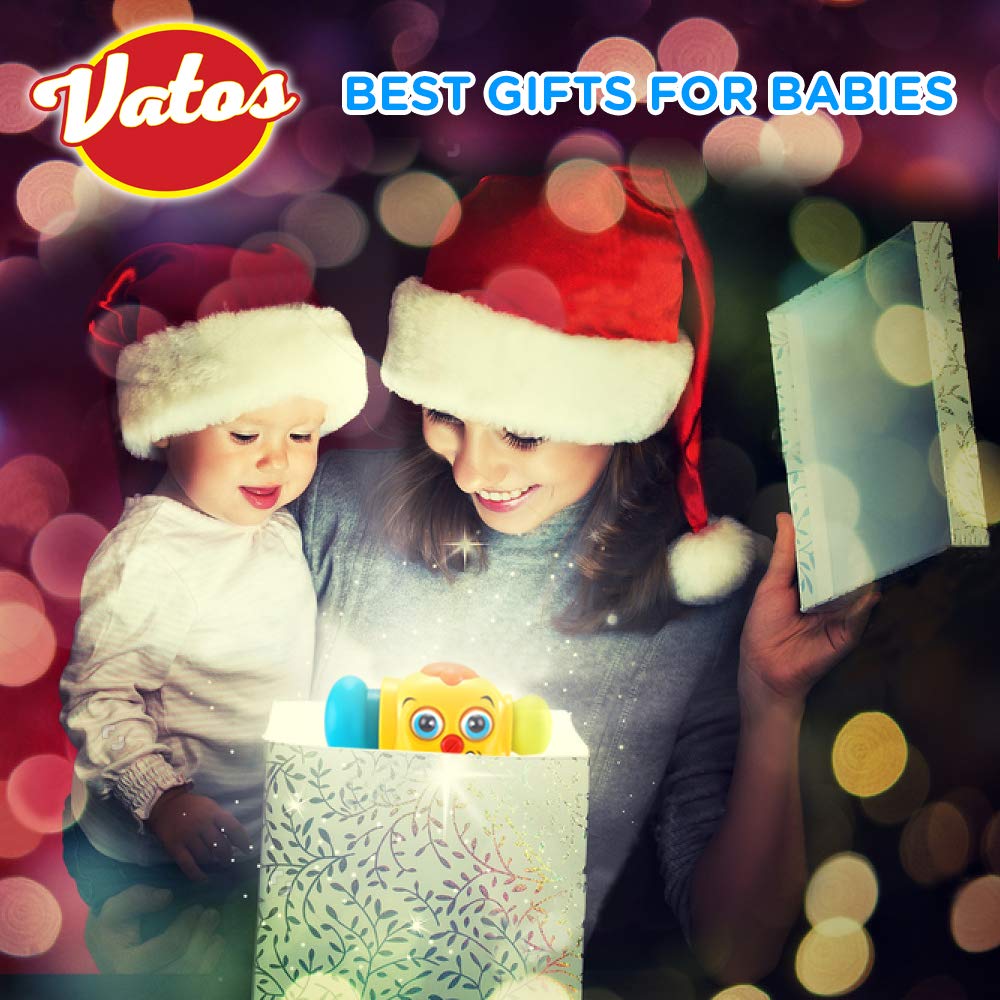 VATOS Musical Light Hammer Toy for Babies 12-18 Months - Infant Hammer with Sounds and Lights for 1 Year Olds