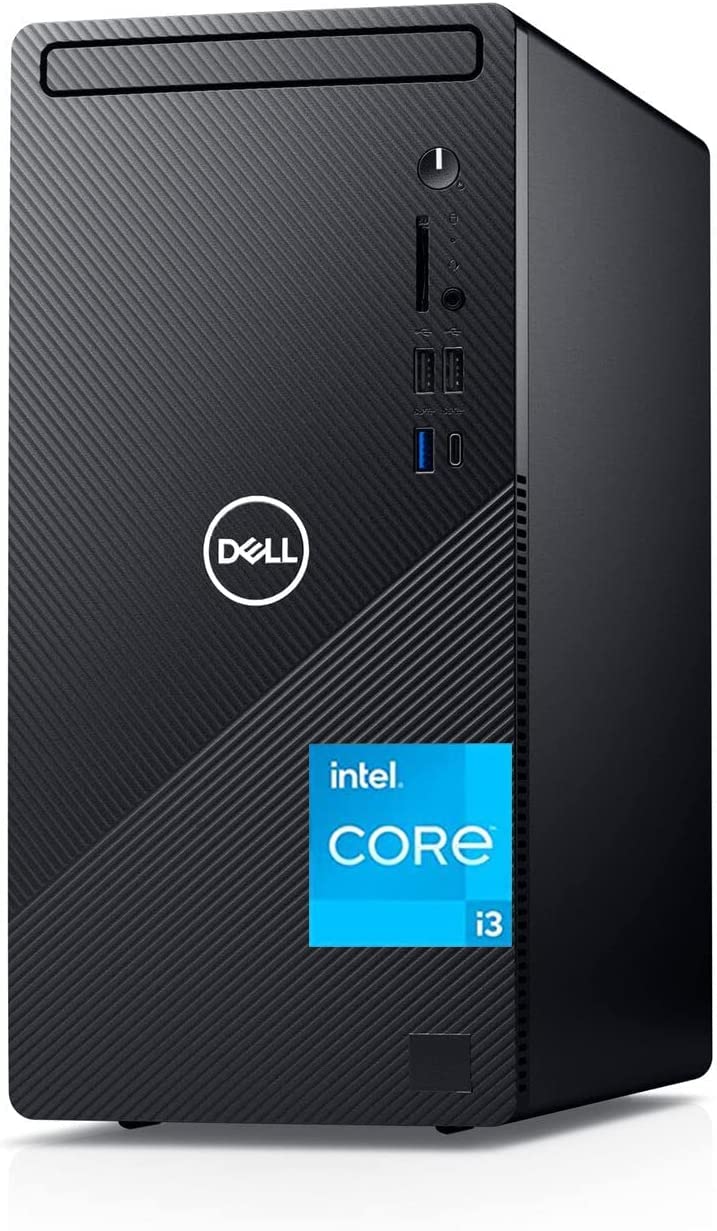 Dell 2023 Newest Inspiron Desktop PC, 12th Gen Intel Core i3-12100 Processor, 8GB RAM, 256GB SSD, Intel UHD Graphics 730, Wi-Fi 6, Bluetooth 5.2, Windows 11 Home, Bundle with JAWFOAL