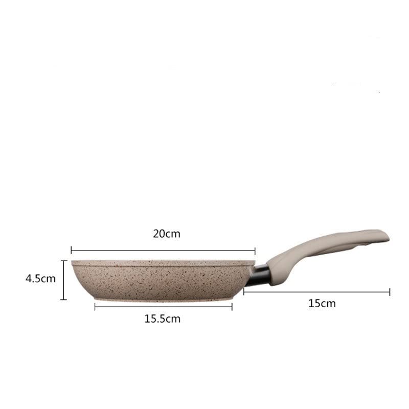 DHTDVD Aluminum Alloy Crepe Pancake Pan Nonstick Frying Pan Omelet Saucepan Cooking Steak Pan Coating Induction Pans