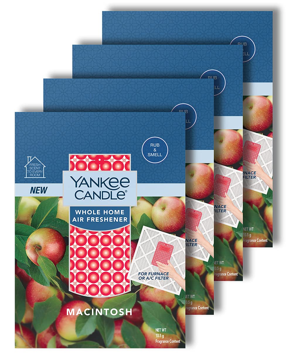 Macintosh Yankee Candle Whole Home Air Freshener (4 Pack)