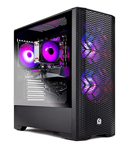 Skytech Blaze 3.0 Gaming PC Desktop β Intel Core i5 12400F 2.5 GHz, NVIDIA RTX 3060, 500GB NVME SSD, 16GB DDR4 RAM 3200, 600W Gold PSU, 11AC Wi-Fi, Windows 11 Home 64-bit,Black