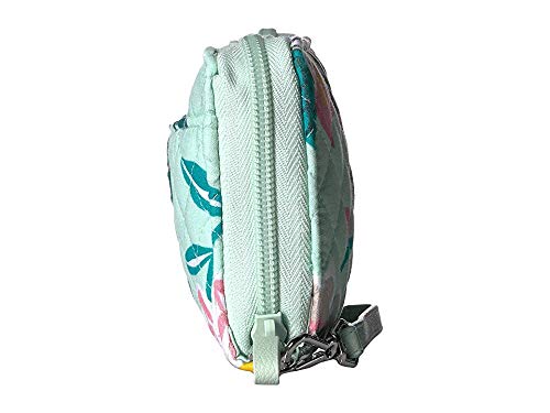 Vera Bradley Iconic RFID Accordion Wristlet Mint Flowers One Size