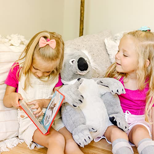 Melissa & Doug Lifelike Plush Koala Stuffed Animal (13.5W x 14H x 12D in)