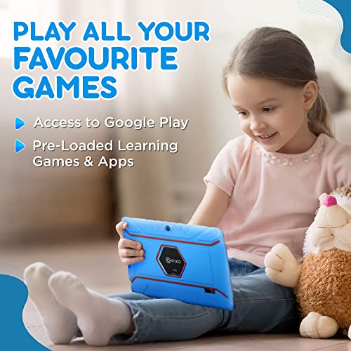 Contixo V8 Kids Tablet, 7" Kids Learning Tablet Bundle - Parental Control, WiFi Dual Camera, Teacher Approved Tablet for Kids, Kids Bluetooth Headphone & Tablet Bag Set