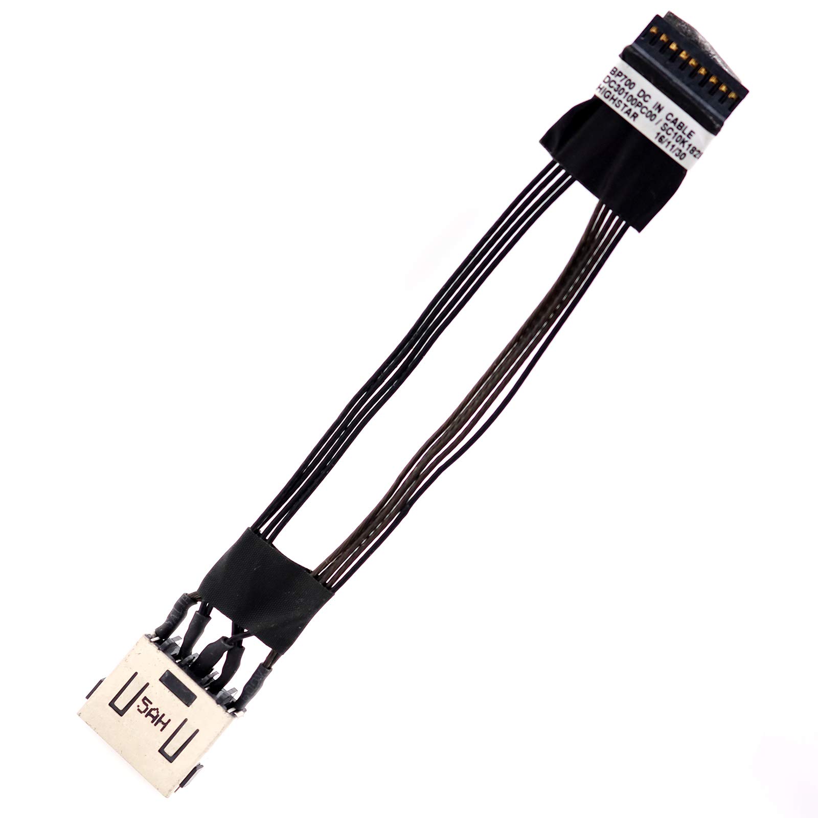 Deal4GO DC Power Jack Harness Cable Replacement for Lenovo ThinkPad P70 P71 20ER 20ES TP00074A DC30100PC00 SC10K18282 00NY385 00NY386