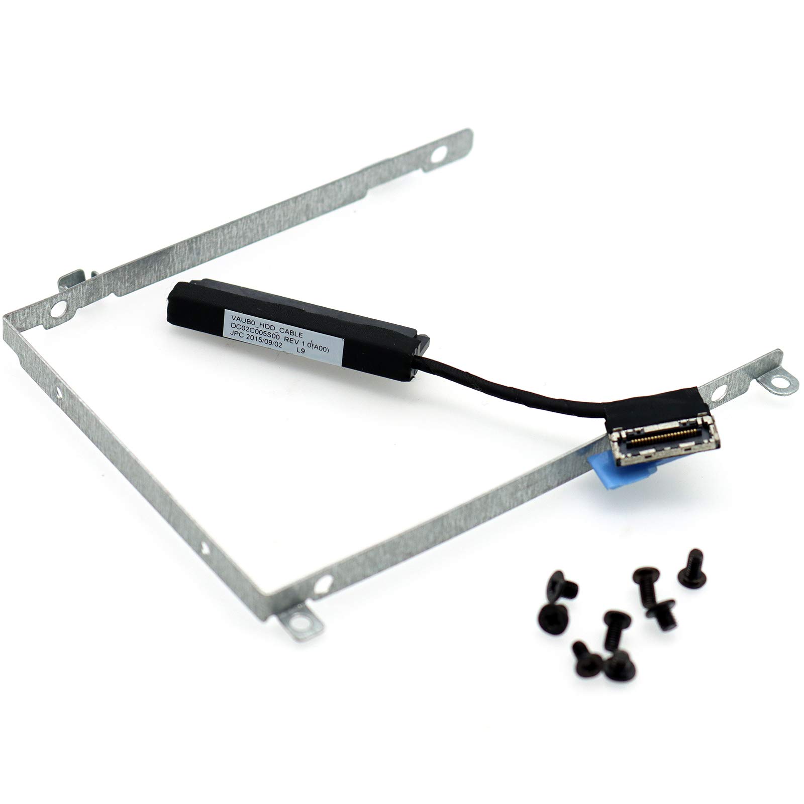 Deal4GO SATA Hard Drive Cable DG95V DC02C005S00 w/ 2.5" HDD Caddy Bracket Replacement for Dell Precision M3800 XPS 15 9530 L522X