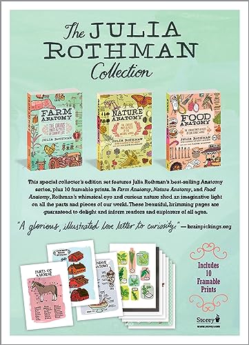 The Julia Rothman Collection: Farm Anatomy, Nature Anatomy, and Food Anatomy