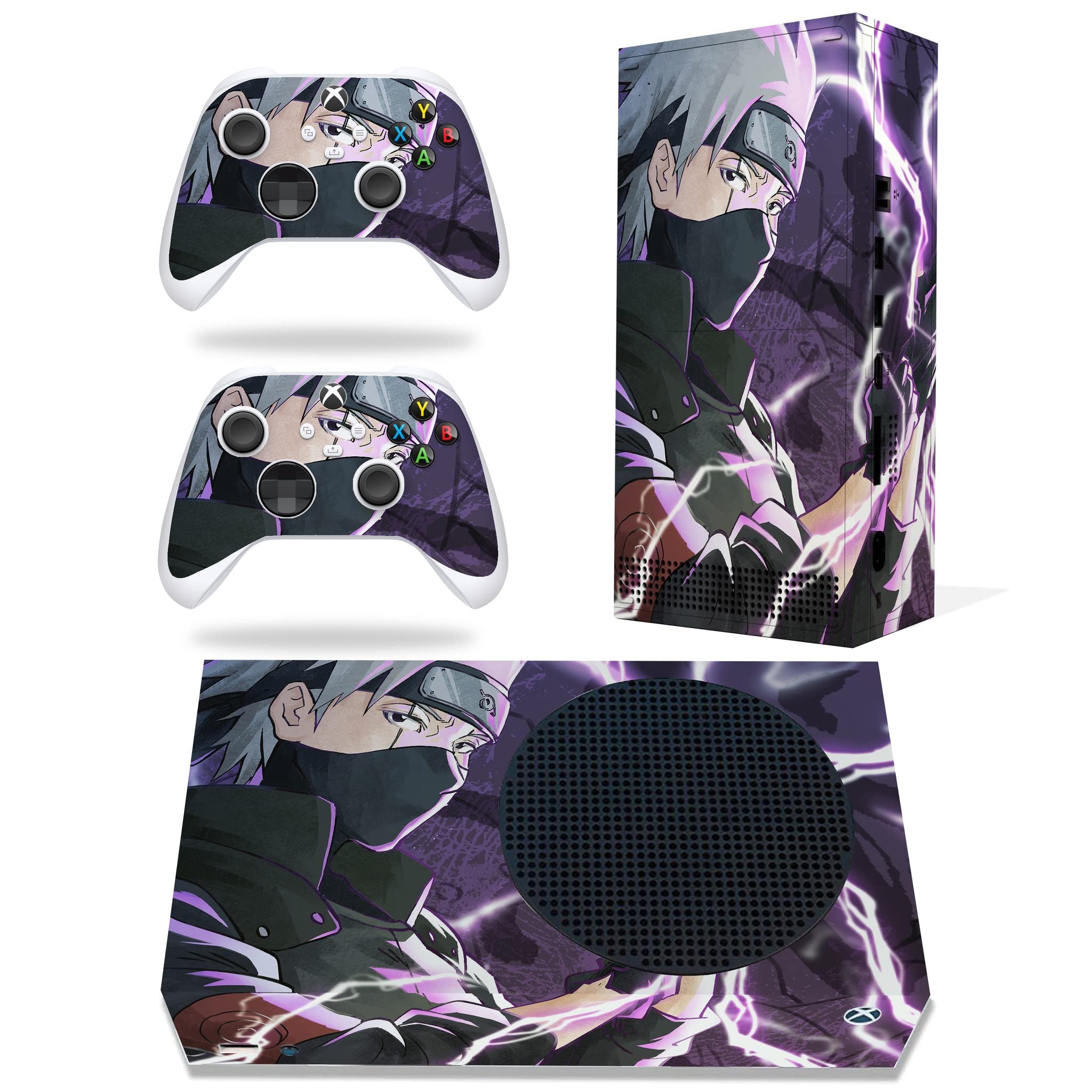 Hatake Kaka-shi Ninja Anime Game Console Series S Controllers Skin Decals Stickers Wrap Vinyl for Game Console Series S Xuanditjdbc