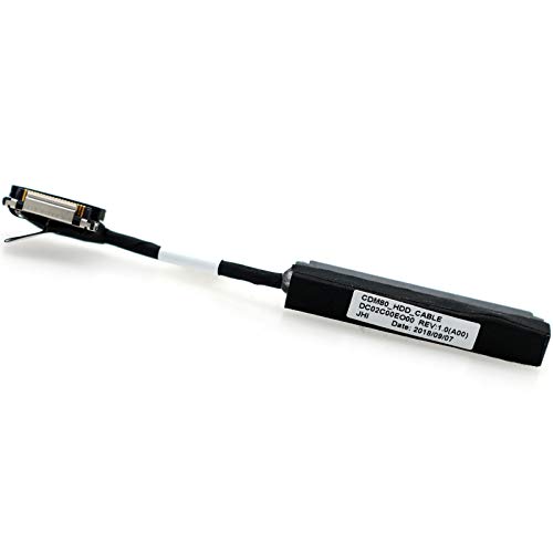 Deal4GO SSD SATA Hard Drive Cable 6NVFT 06NVFT w/ HDD Carrier 06F7DD 6F7DD for Dell Latitude 5580 5590 5591 E5580 E5590 Precision 3520 3530