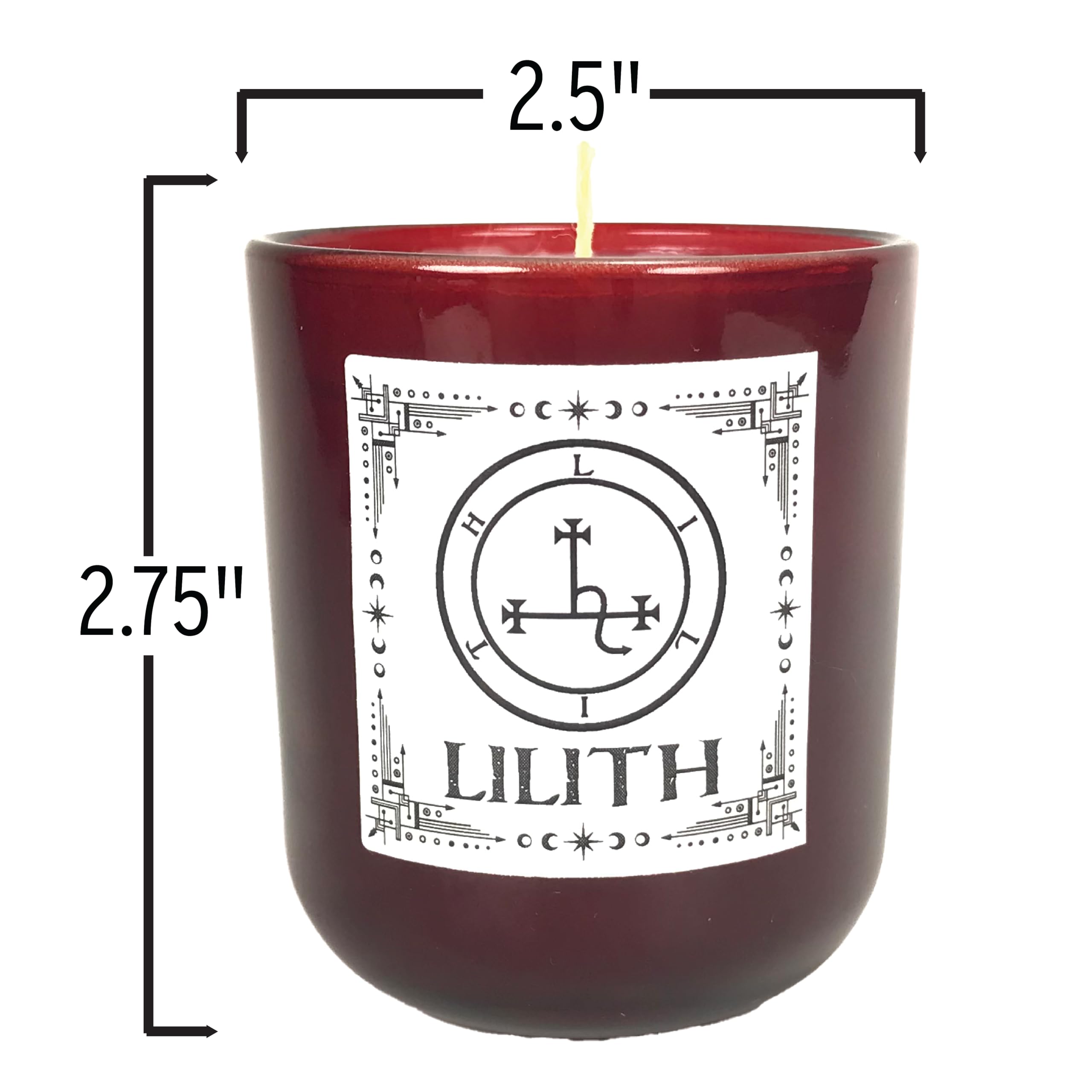 Lilith Candle | Plum & Dark Rose Votive Scented Candle | Samhain Candle, Lillith Devotional Candle, Altar, Witchy, Spells, Rituals