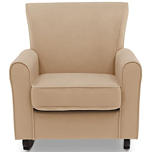 Delta Children Lancaster Rocking Chair Featuring Live Smart Fabric, Sisal