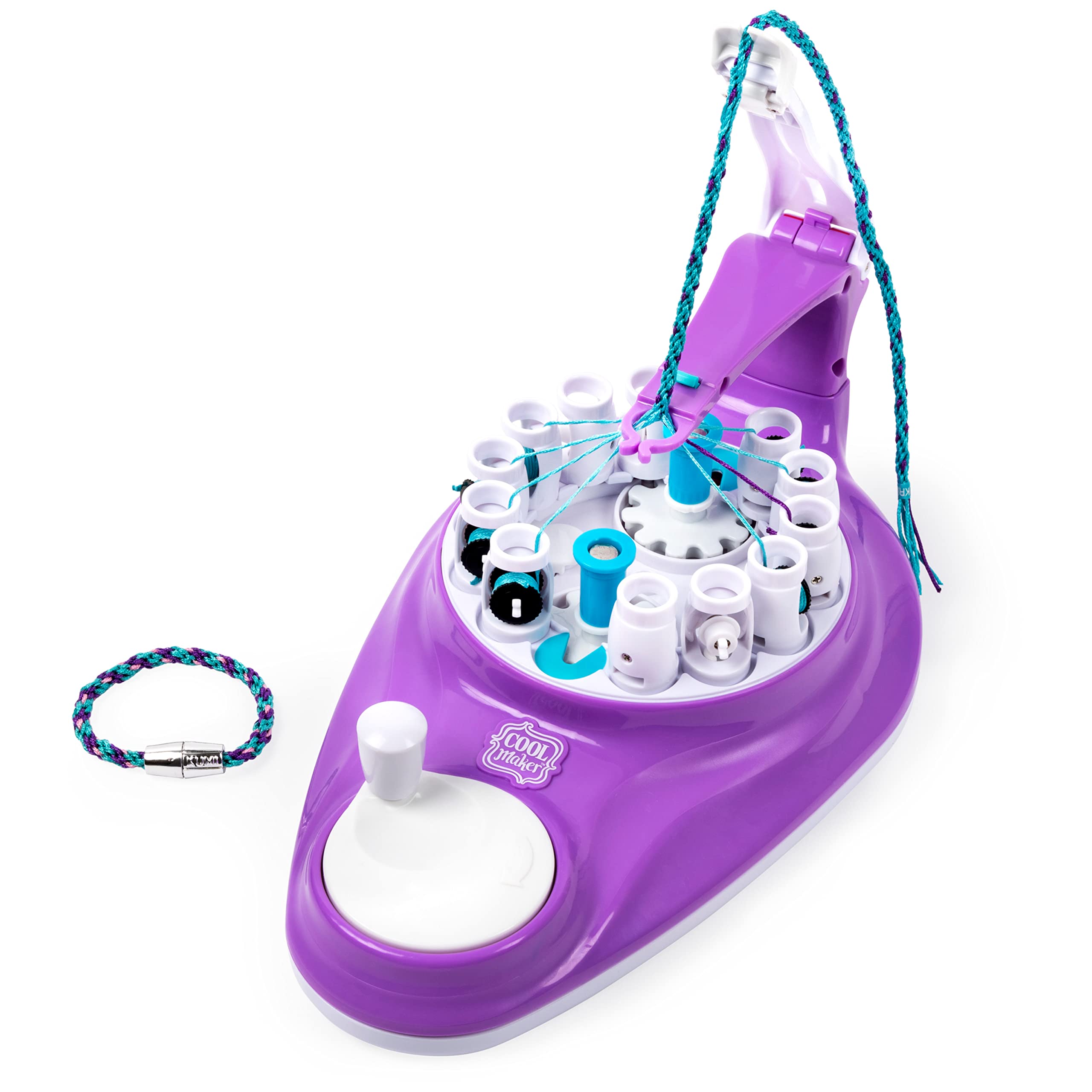 Cool Maker, 2-in-1 KumiKreator, Necklace and Friendship Bracelet Maker Activity Kit, for Ages 8 and Up