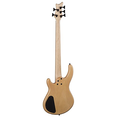 Dean Edge 1 5-String Electric Bass Guitar, Vintage Natural