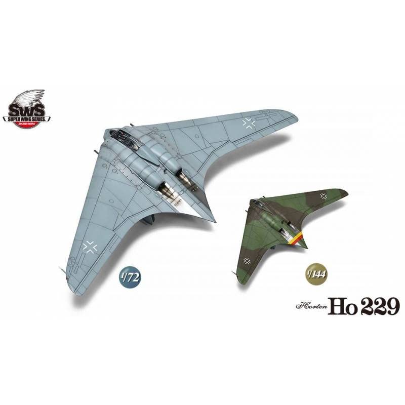 ZKMK28914 1:72 & 1:144 Zoukei-Mura Horton Ho229 (2 Kits) [Model Building KIT]