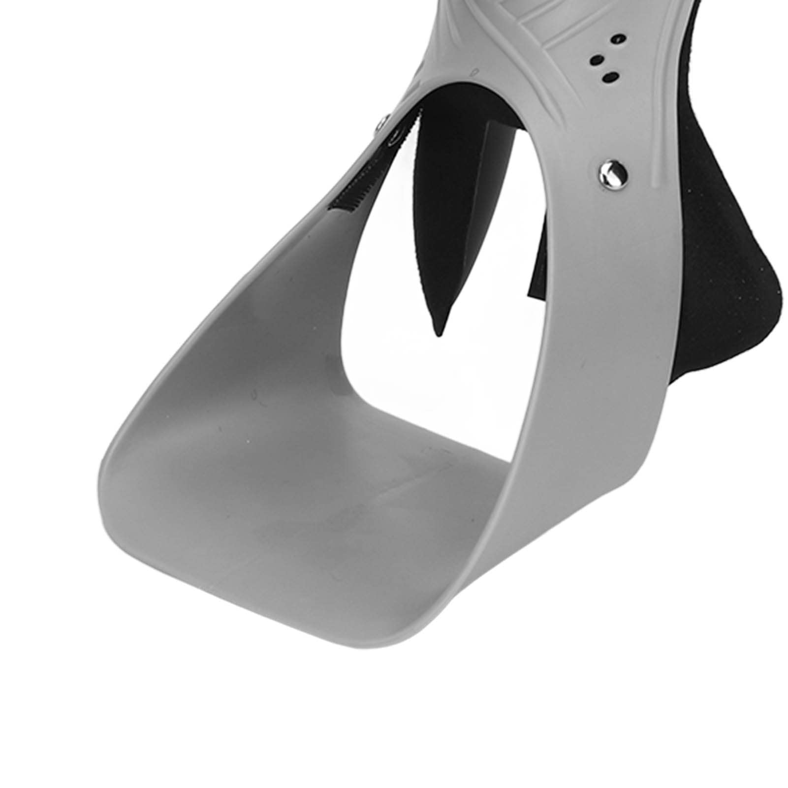 Foot Drop Orthosis, Ankle Foot Orthosis Rotary Buckle Posture Correct Soft Hollow Heel Lightweight for Paralysis (Left Foot M)