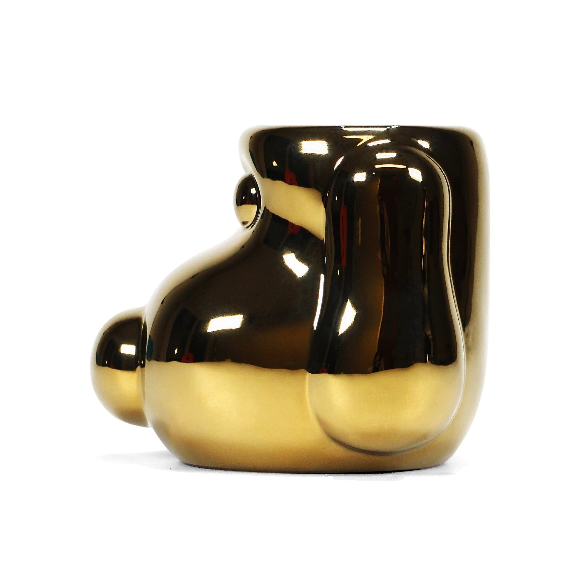 Half Moon Bay Aardman - Shaped Mugs - Wallace & Gromit Special Edition Shaped Mug - Gold Gromit