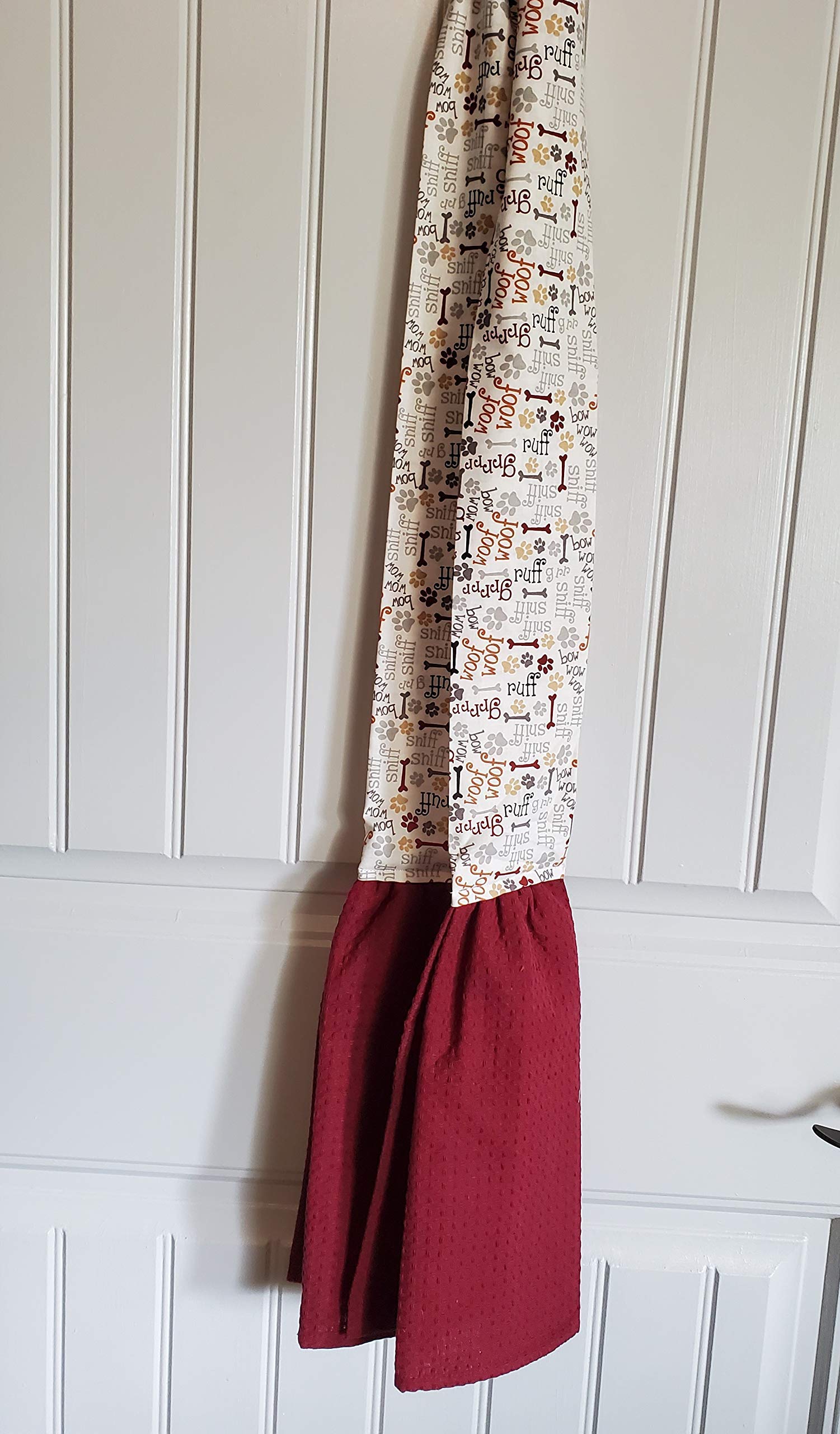 Dog Lover Neck Towel, Kitchen Boa, Neck Apron, Kitchen Neck Scarf, Kitchen Scarf, Baker’s Boa, Chef’s Towel, Cooking Towel, Grilling Towel, Gifts under $25, Ships Same/Next Day!