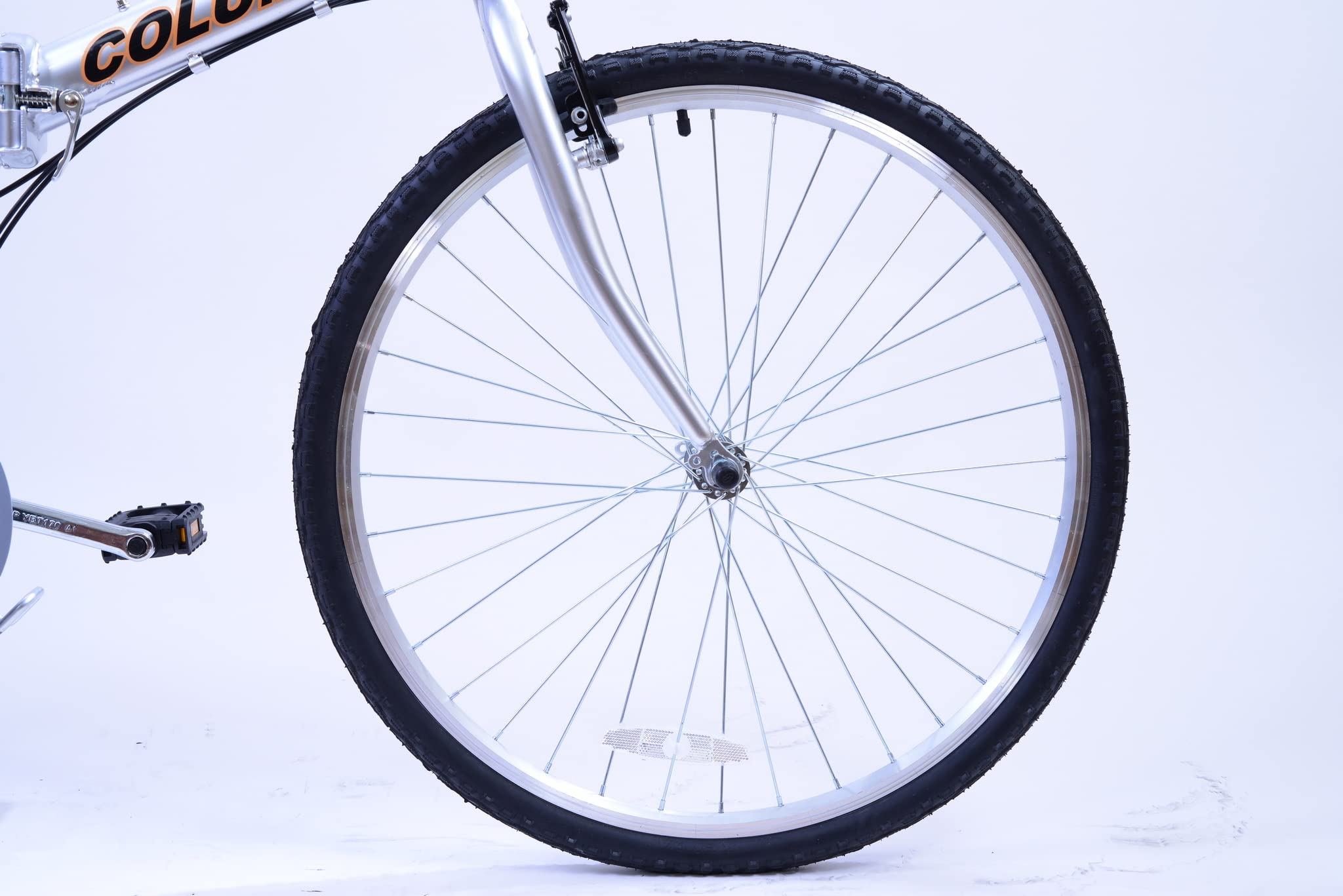 Columba 26 inch Folding Bike w. 18 Speed Silver (SP26S_SLV)