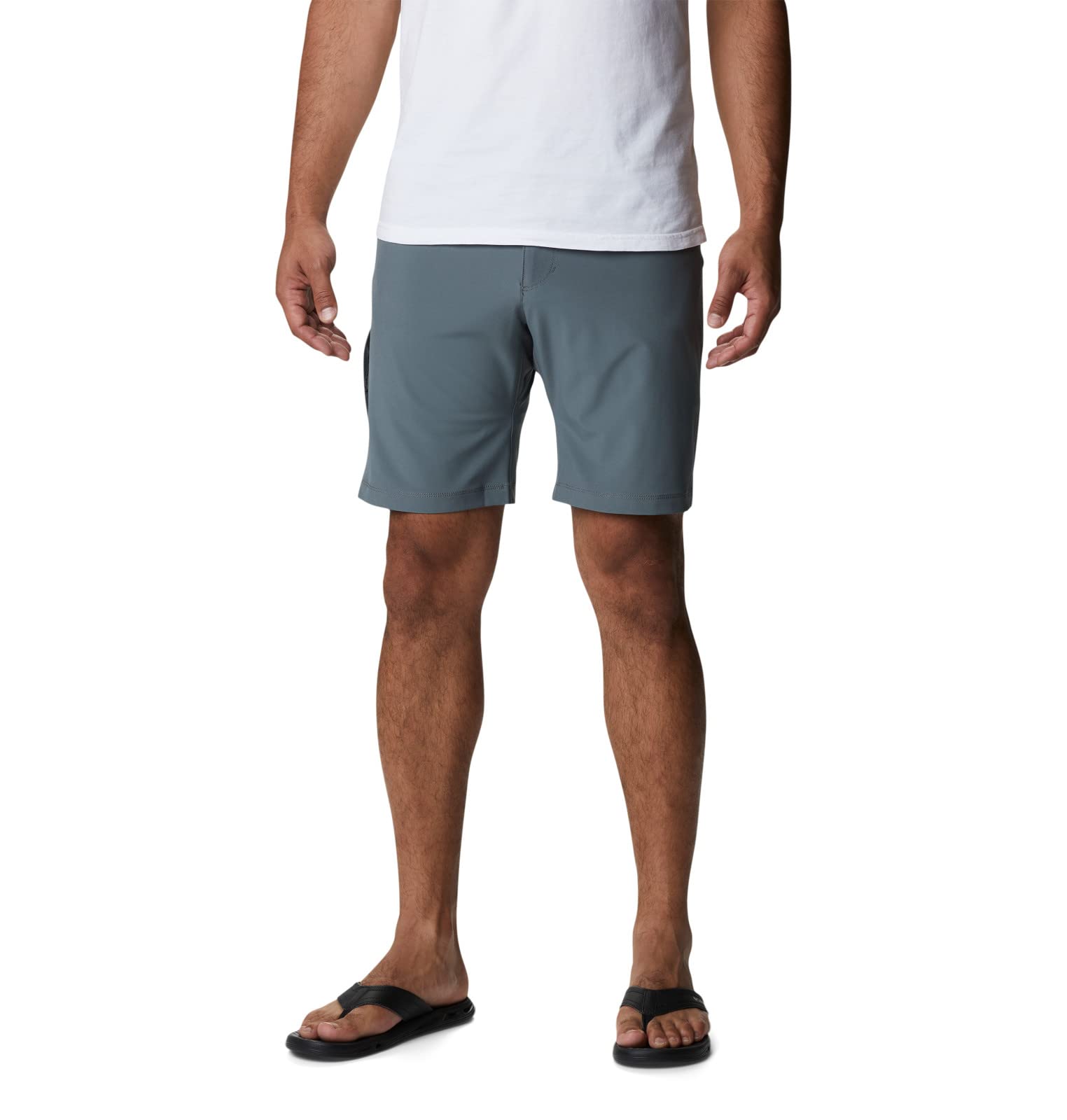 Columbia Men's Outdoor Elements Five Pocket Short, City Grey, 42x9