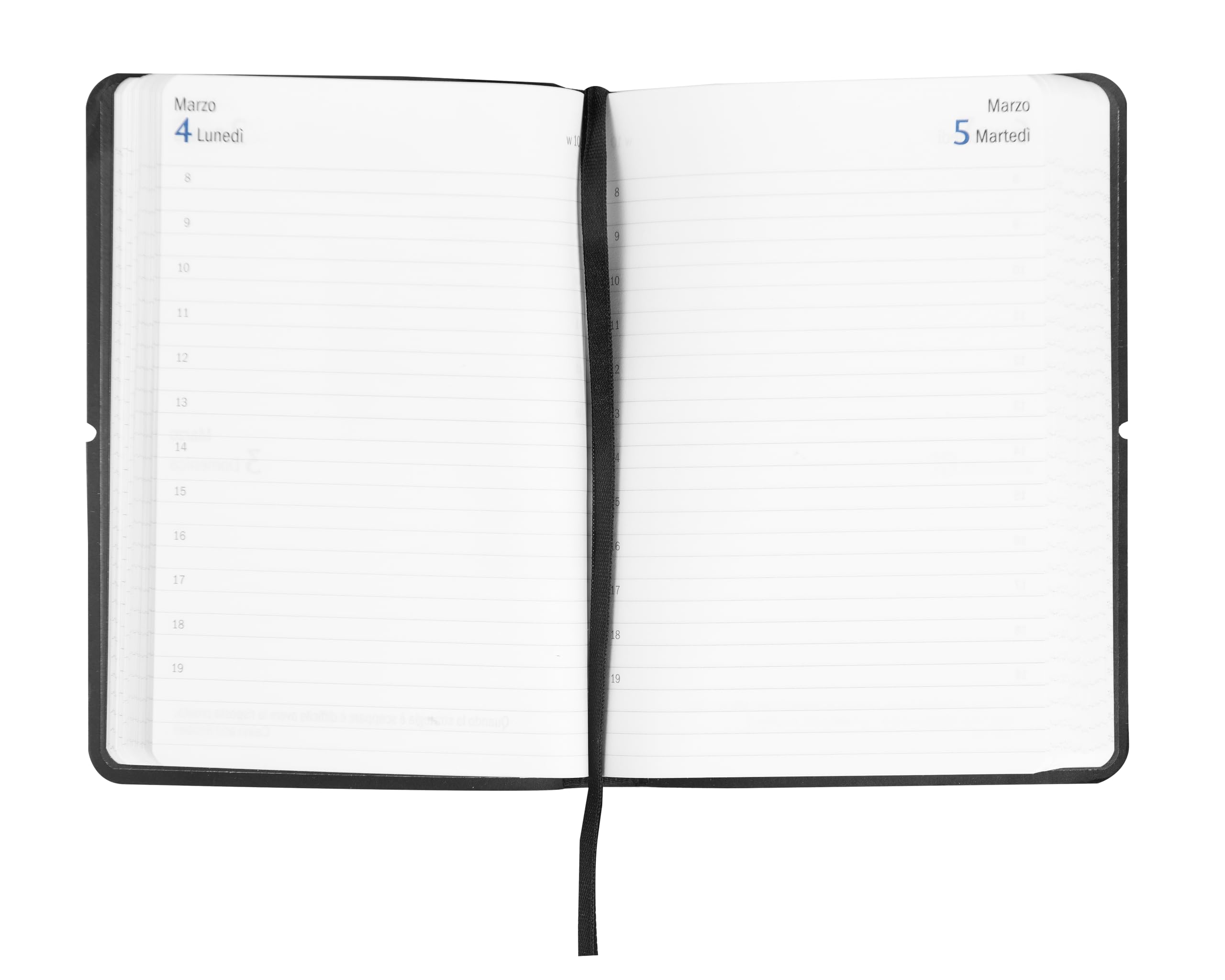 COMIX U, Mini - 2024 Daily 12 Month Diary with Calendar, Planner, Space for Notes and Notes - 11 x 15.3 h cm - Black and White