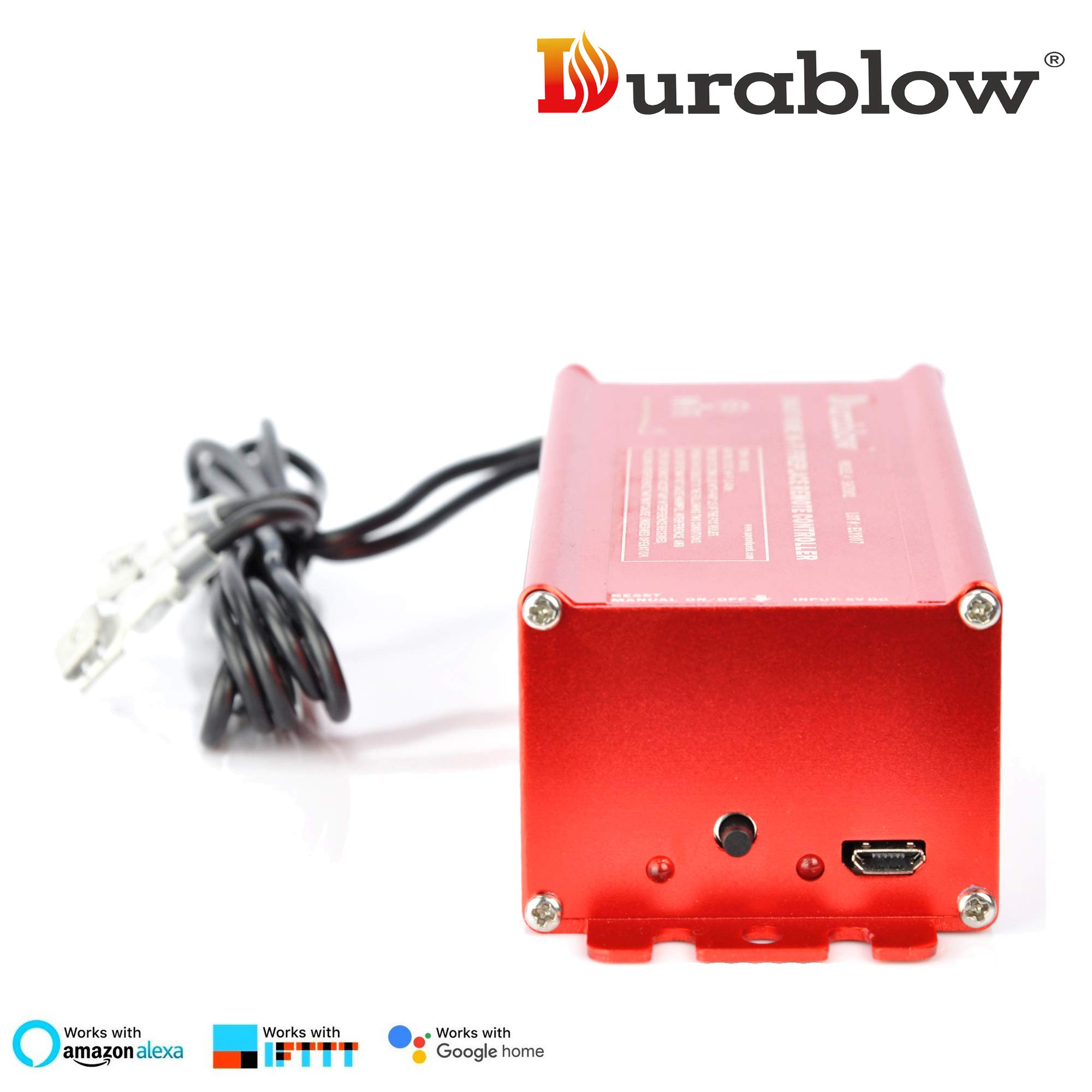 Durablow SH3001-BT Gas Fireplace Bluetooth Remote Control Kit for Millivolt Valve (On/Off)