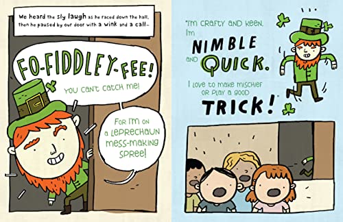 The Gingerbread Man and the Leprechaun Loose at School (The Gingerbread Man Is Loose)
