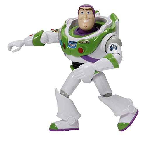 Mattel Disney Pixar Buzz Lightyear Action Figure, Posable Character in Signature Look, Collectible Toy, 7 Inch